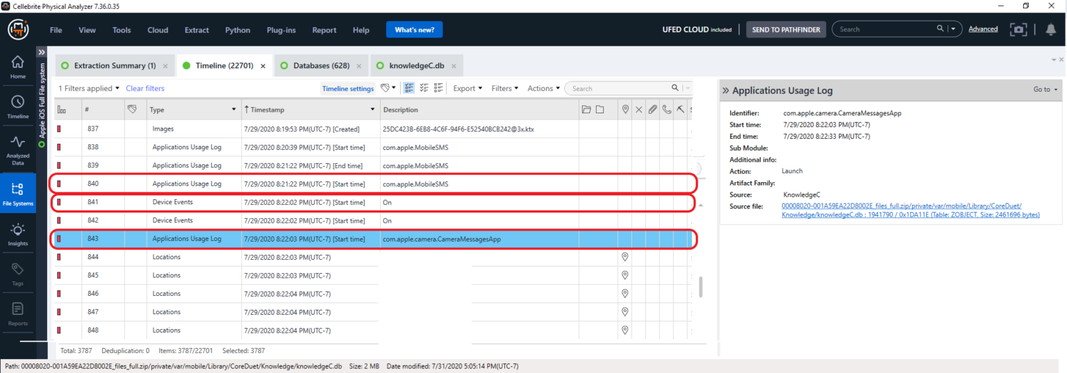 Using Photos.sqlite to show the relationships between photos and the ...